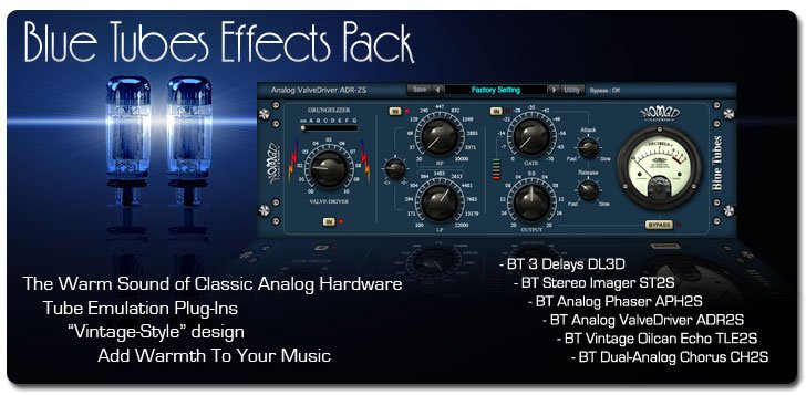 Blue Tubes Effects Pack - Music Software Deals