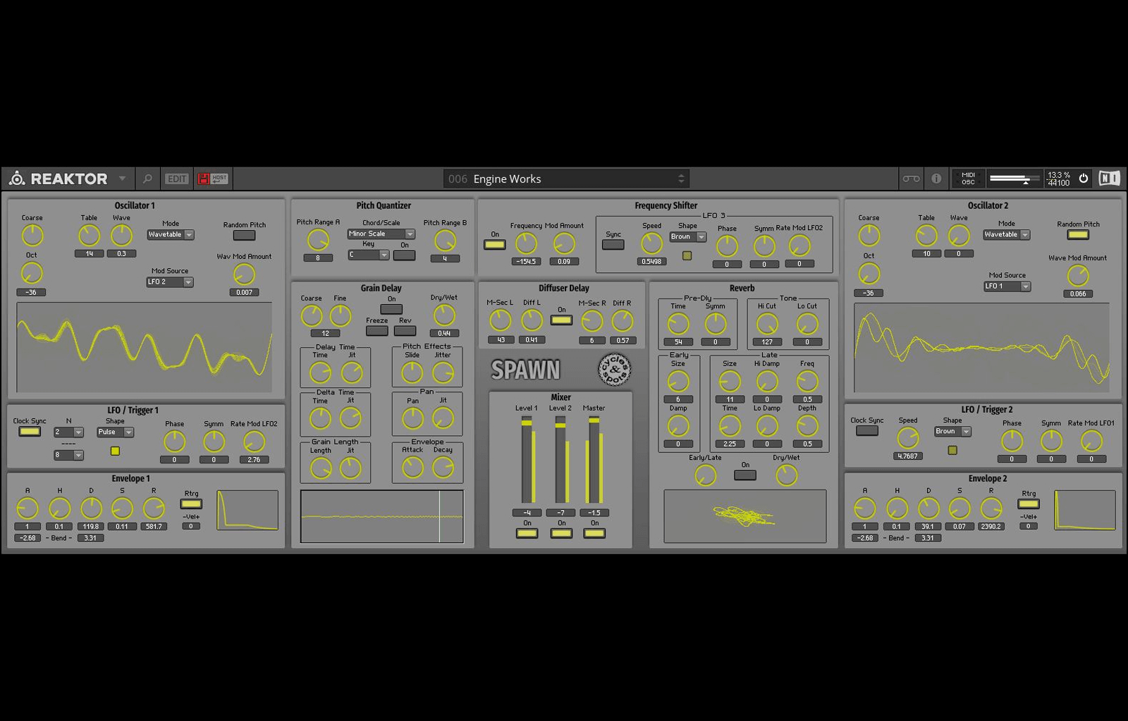 Reaktor Spawn by Cycles & Spots Software - Music Software Deals